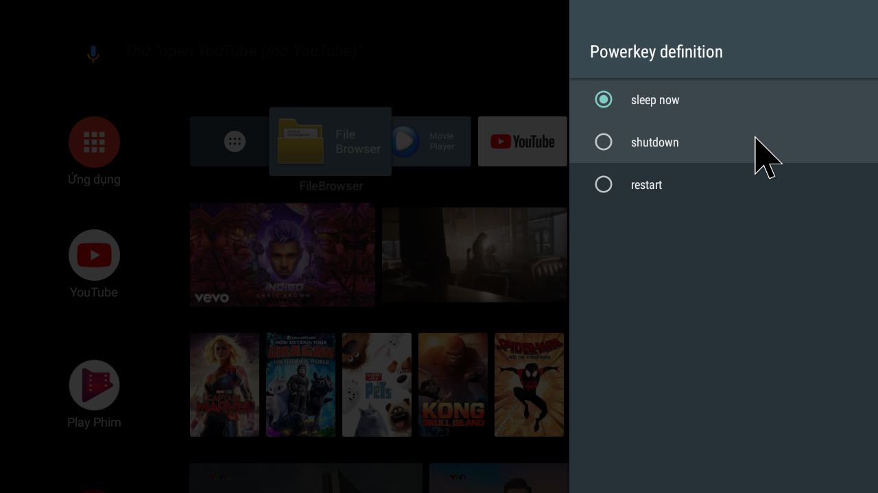 Hướng dẫn thiết lập cơ bản trên AndroidTV 8.1 của Android TV Box | Viết bởi christhnvn