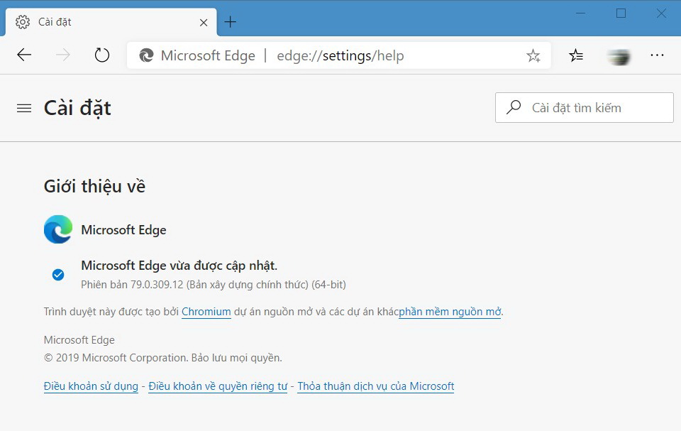 Microsoft Edge (Chromium) có cập nhật 79.0.309.12 (Đã thay đổi Logo mới ...