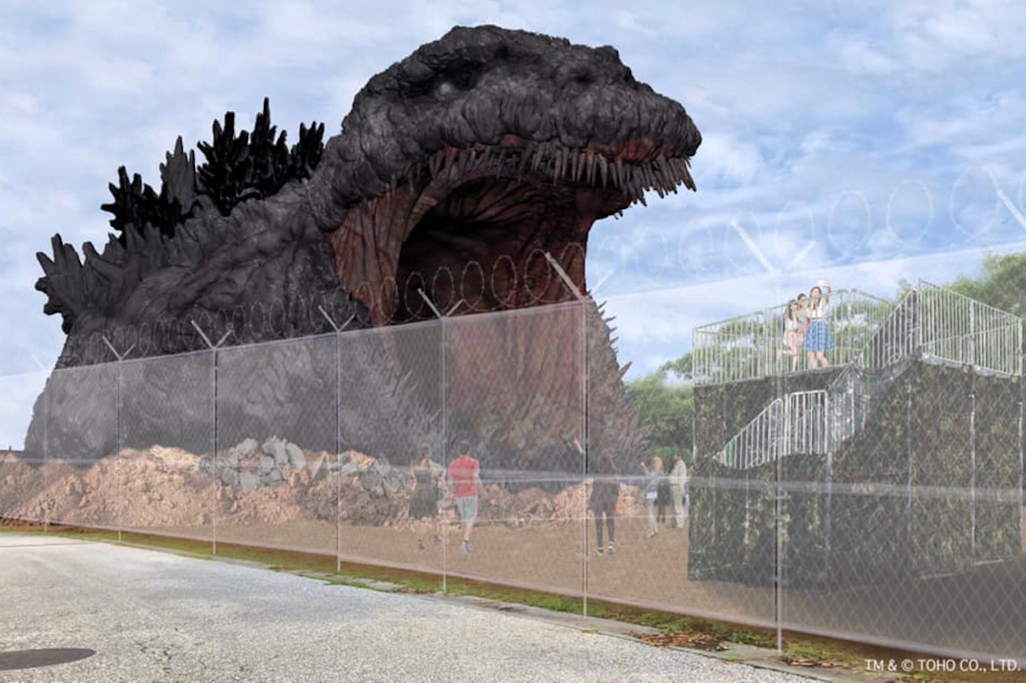 Công viên chủ đề Godzilla dự kiến khai trương năm 2020