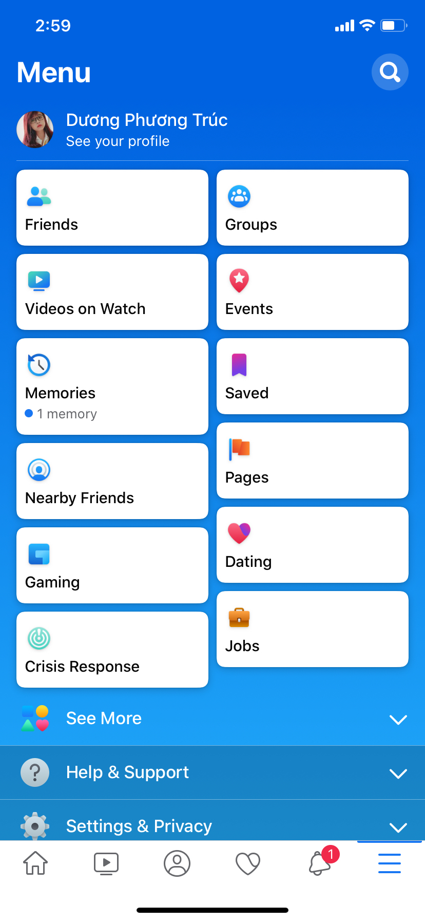 GIAO DIỆN MENU MỚI CỦA FACEBOOK | Viết bởi felixduong