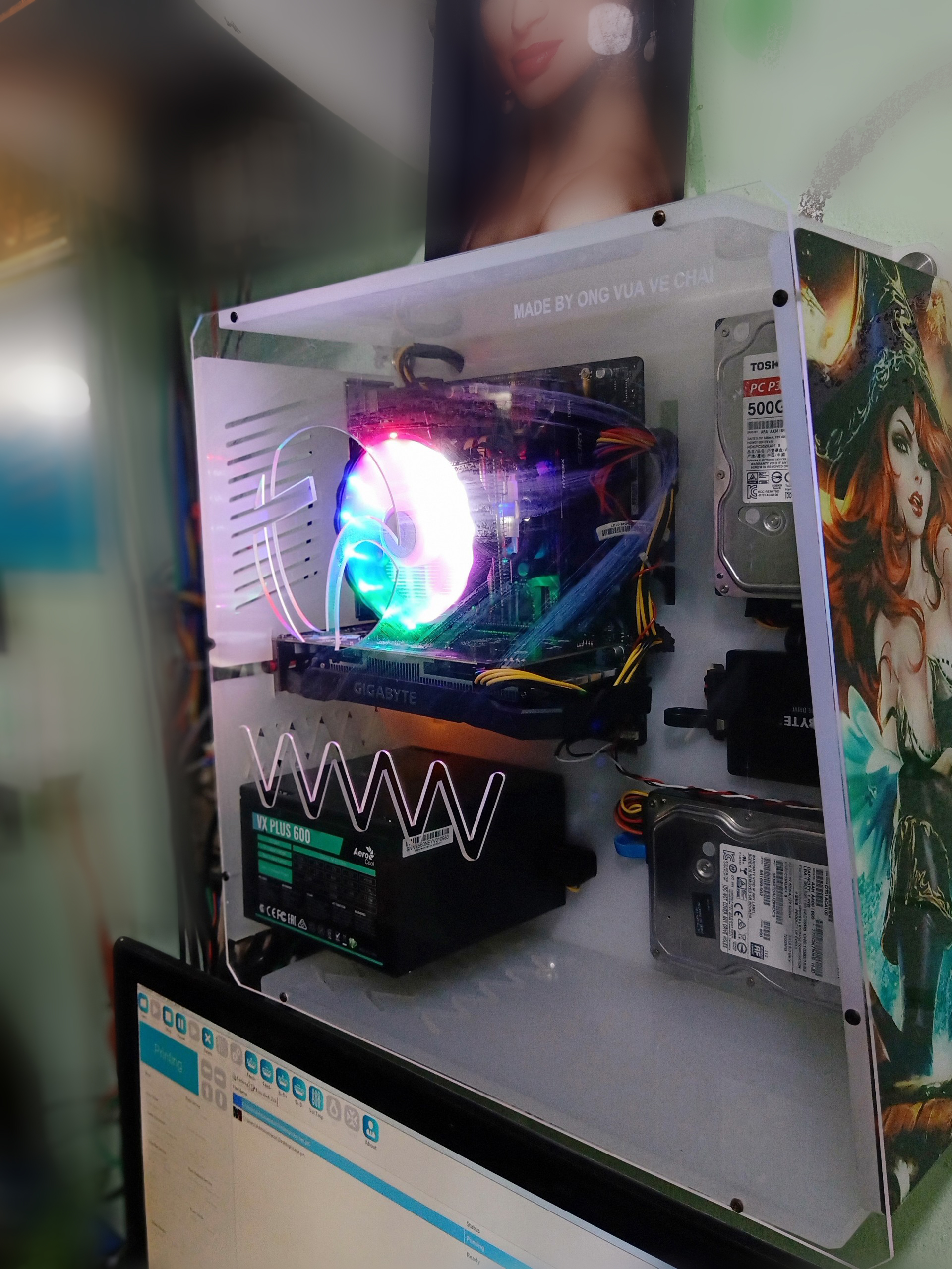 Mod case full mica | Viết bởi ong vua ve chai