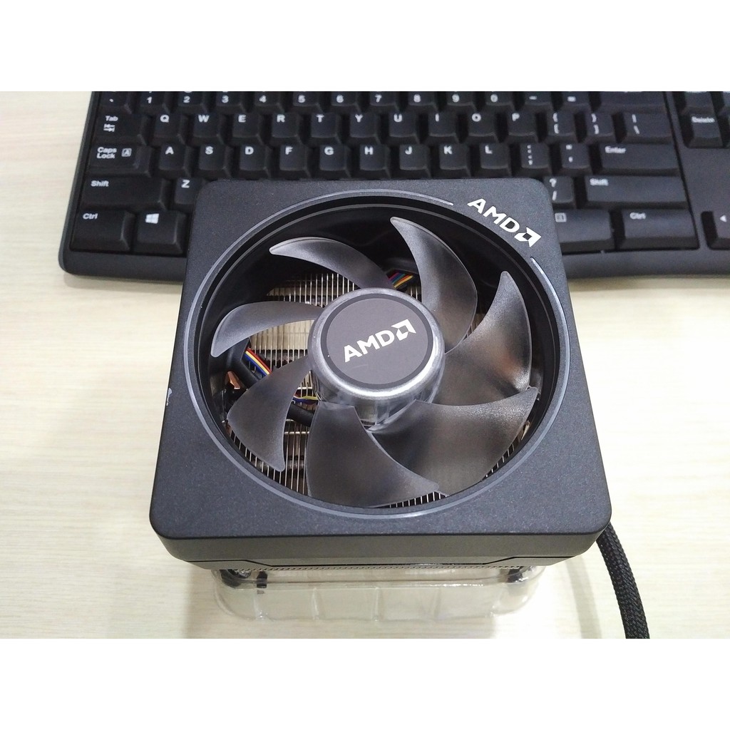 Lắp tản Quạt tản nhiệt AMD WRAITH PRISM cho chip Intel