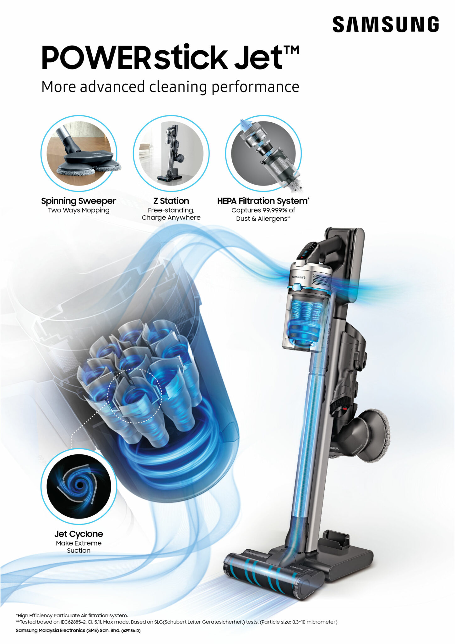 Samsung ra mắt dòng máy hút bụi Jet Stick: Hiệu suất cao, thiết kế đẹp ...