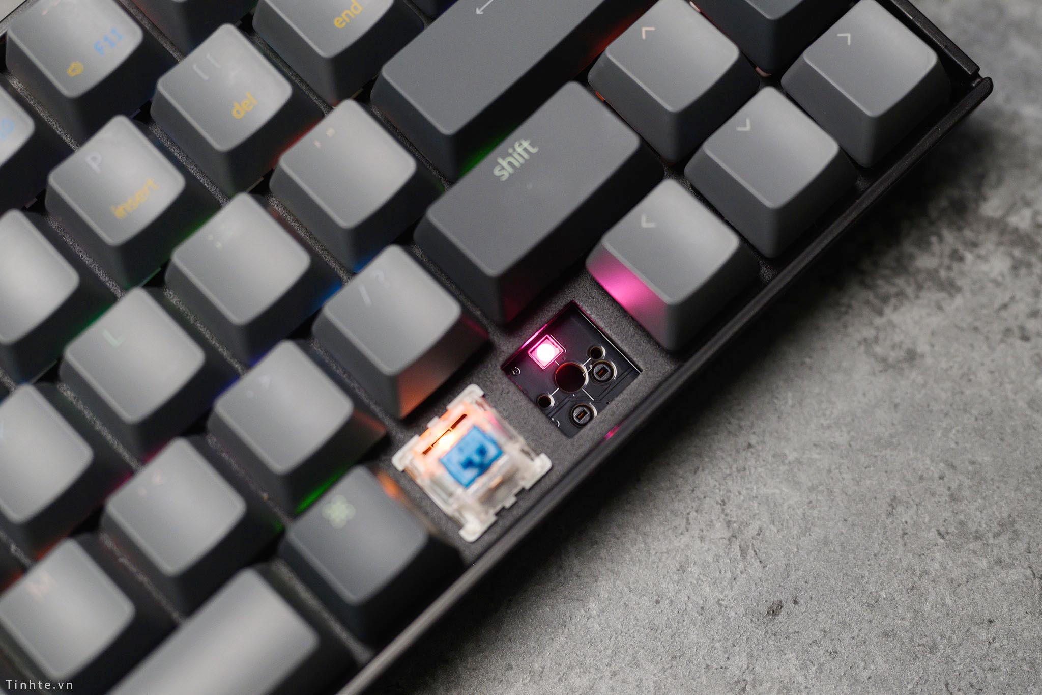 Trên tay Keychron K6: cỡ 65%, Bluetooth 3 thiết bị, RGB lại còn thay ...