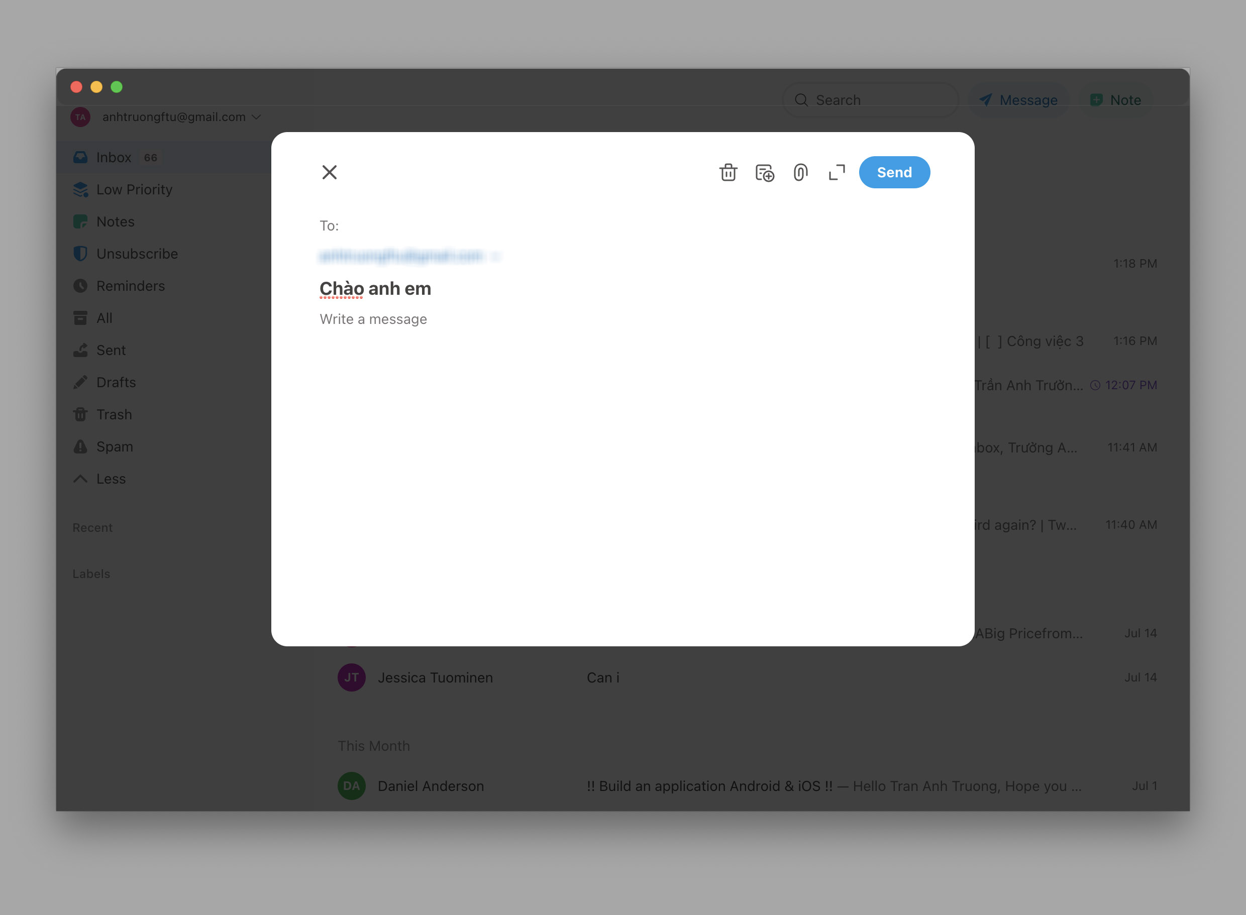 Twobird ứng dụng check mail giao diện gọn đẹp, tích hợp nhắc nhở + ghi ...