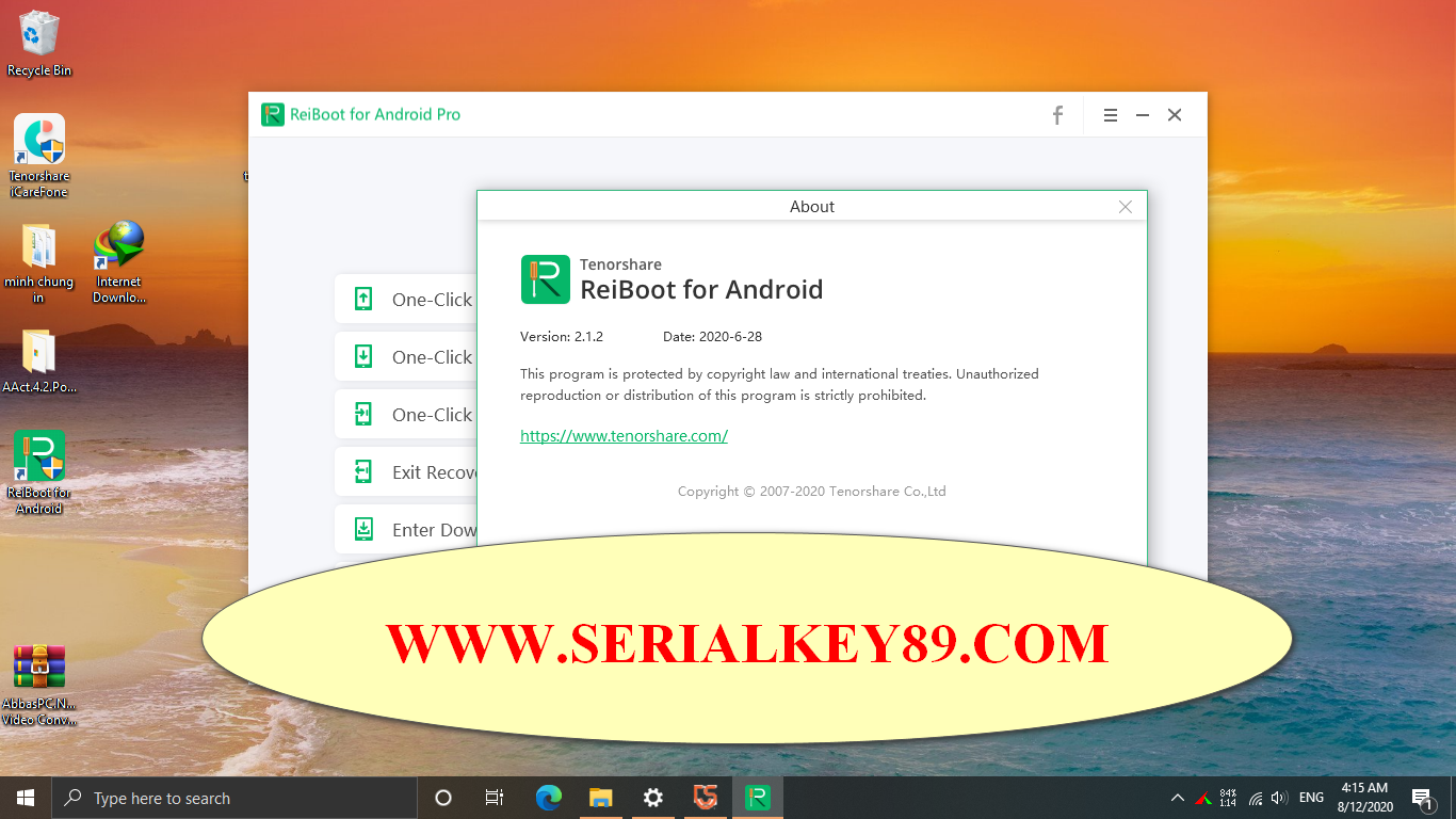 Download Tenorshare ReiBoot for Android Pro 2.1.8.0 mới nhất ngày21/4/ ...