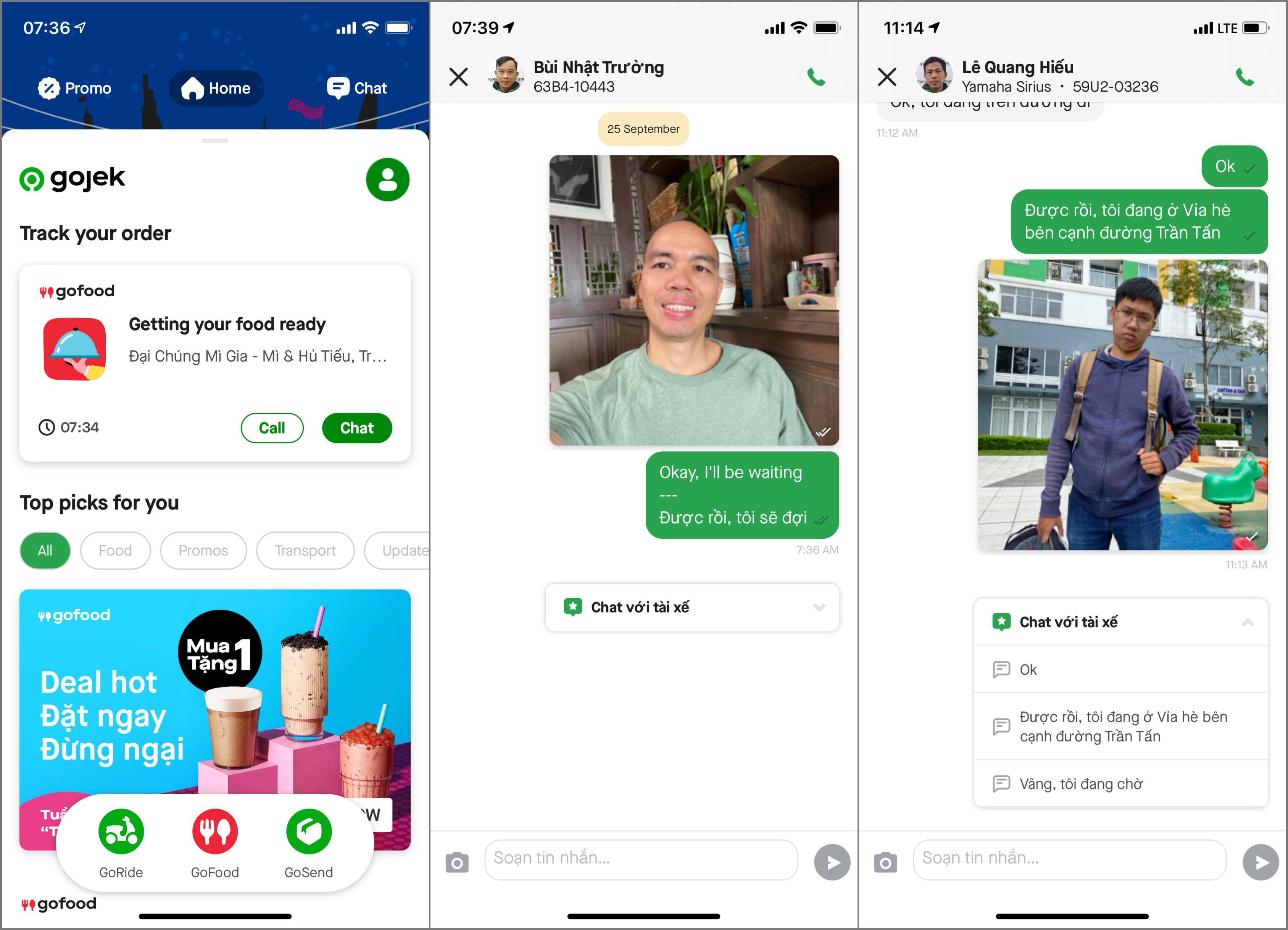 Trải nghiệm Gojek: gọi nhiều đơn hàng cùng lúc, chia sẻ hình ảnh với tài xế